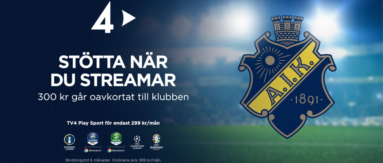 Se AIK:s matcher i Svenska cupen på TV4 Play | AIK Fotboll